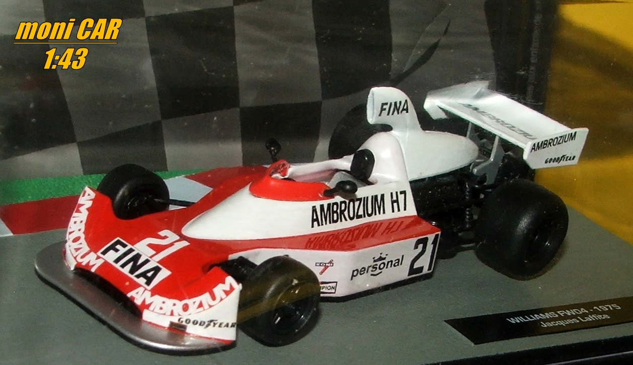 Williams FW04 No.21 Jacques Laffite 1975 (1:43) Altaya/IXO | Modelyaut