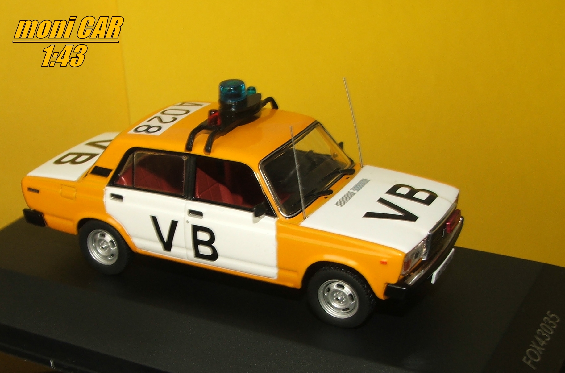 LADA VAZ 2107 Verejná bezpečnosť - Veliteľské vozidlo (1:43) FOX18 ...